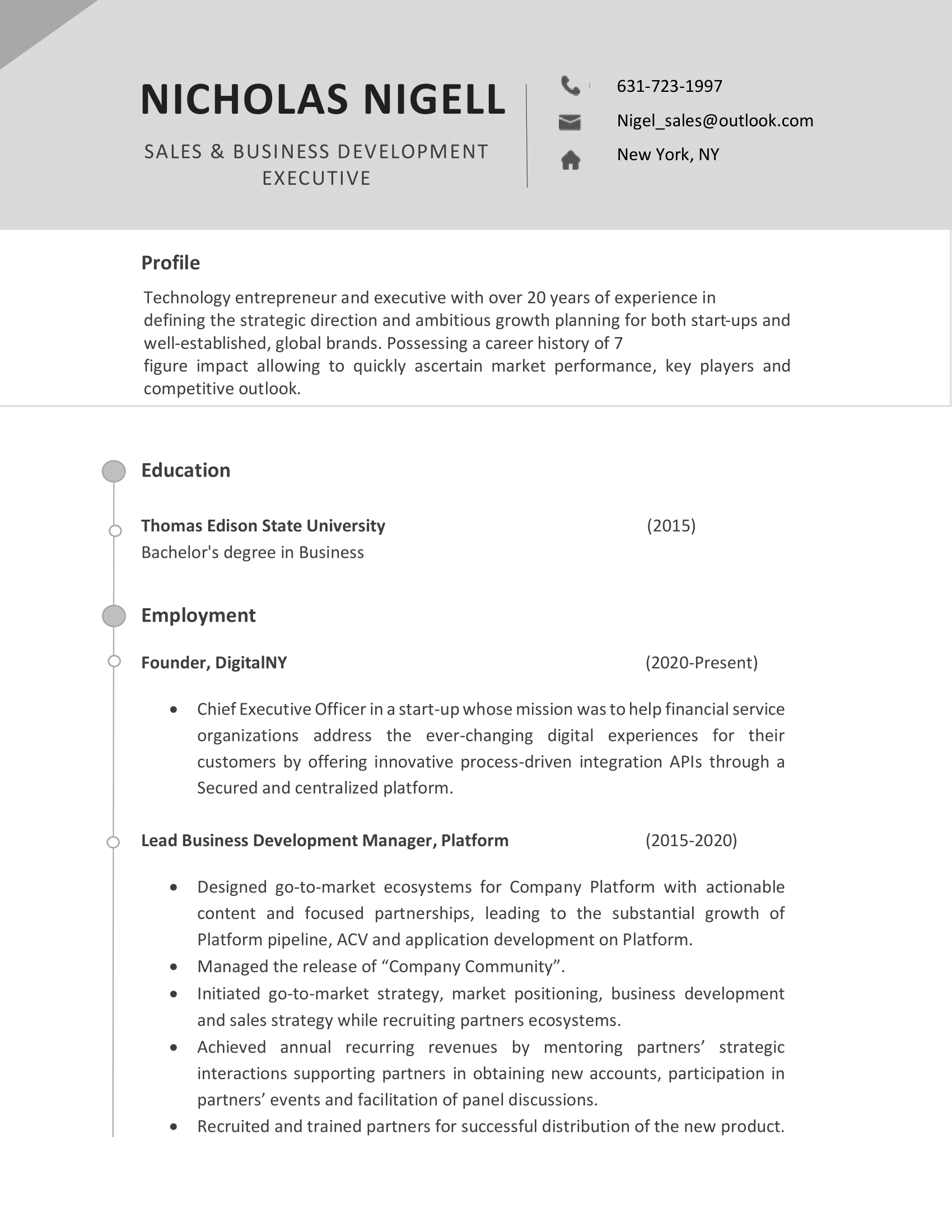 Sample Resumes For Your Viewing Pleasure | Resume101.org